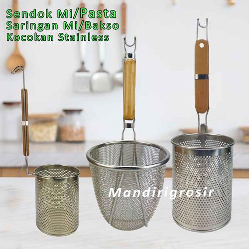 Promo Saringan Mie & Bakso * Saringan Mie Stainless * Kocokan Mi Pasta ...