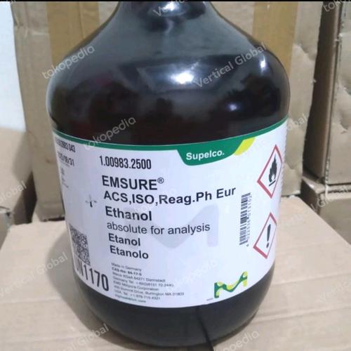 Jual Ethanol Absolute Merck M.1.00983.2500 2,5 ltr - Kota Surabaya - Vertical Global | Tokopedia