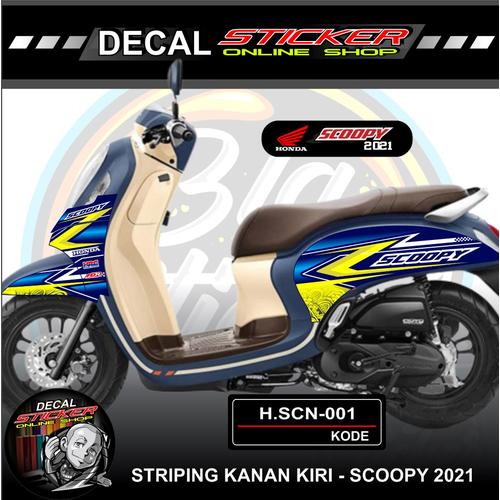 Jual STIKER MOTOR HONDA SCOOPY FI 2021 DECAL STRIPING VARIASI RACING ...