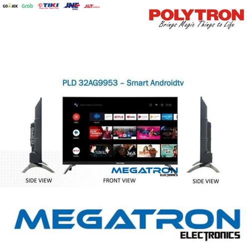 Jual LED POLYTRON 32 inch SMART TV Android+Digital Garansi Resmi 5 ...