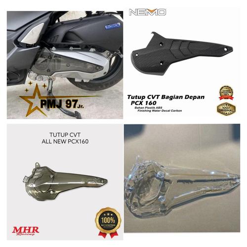 Jual Cover Tutup Mika Cvt Pcx 160 Adv 160 Transparan Smoke Carbon ...