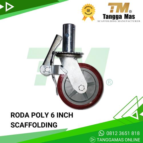 Jual RODA POLY 6 INCH SCAFFOLDING STEGER PERANCAH ANDANG - Kab. Gresik ...