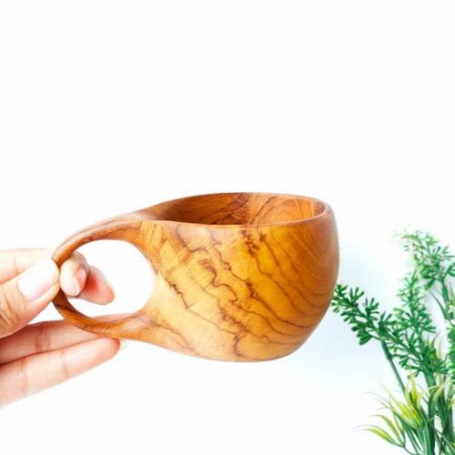 Jual Matteo Wooden Mug / Gelas Kayu / Kuksa Kayu / Cangkir Kayu Jati ...