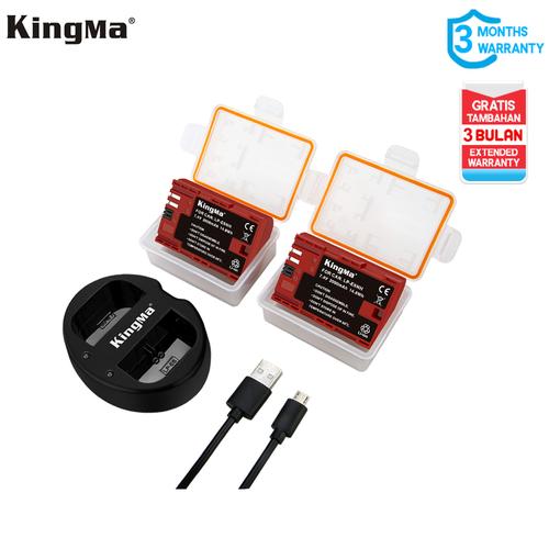 Promo KINGMA Battery Canon LP-E6NH 2-Pack with Dual Charger - NonLcd ...