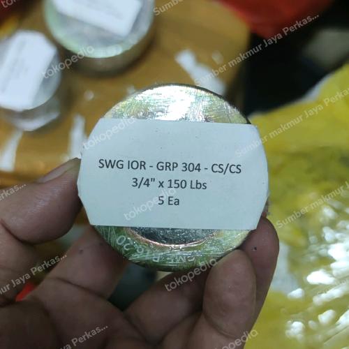 Jual SWG Ansi 150 Carbon Steel ( Spiral Wound Gasket CS Ansi 150 ) 3/4 ...