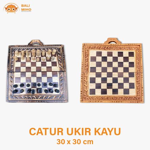 Jual PAPAN CATUR BALI/CATUR UKIR/CATUR LIPAT/CATUR KAYU/UKIR - VERNIS ...