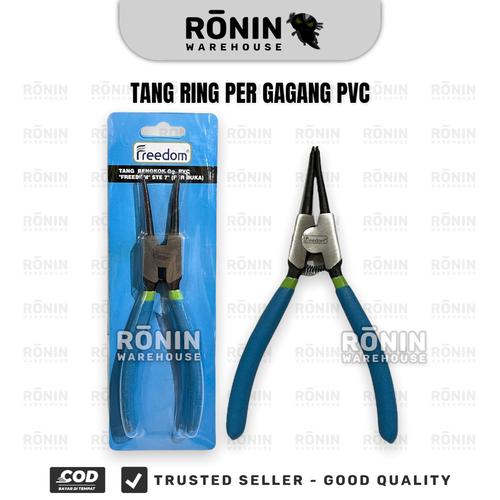 Jual FREEDOM Tang Ring Per Gg PVC Snap Plier Lurus Bengkok Buka Tutup ...