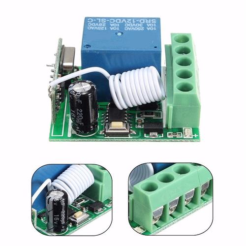 Jual READY modul receiver relay RF Remote control wireless 433mhz DC ...