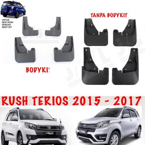 Jual Mud Guard New Rush Terios 2015 2017 Karpet Lumpur Body Kit / Tanpa ...