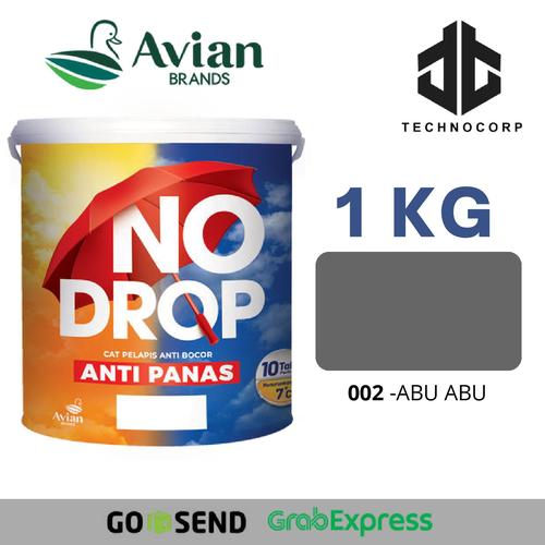 Jual CAT NO DROP 002 ABU ABU ANTI PANAS TAHAN AIR CUACA SENG DINDING 1 ...