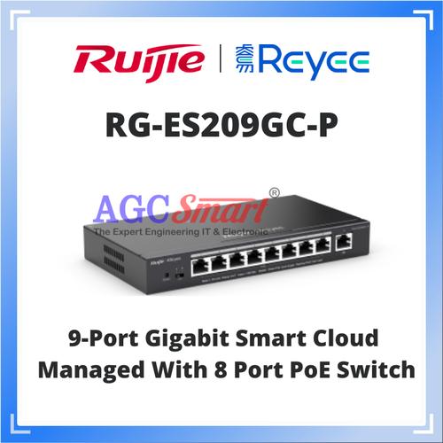 Jual Ruijie Reyee RG-ES209GC-P Switch Manage 9 Ports With 8 PoE Ports ...