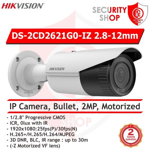 Jual HIKVISION IP Camera DS-2CD2621G0-IZ 2.8-12mm - Kota Medan - Security Shop Indonesia | Tokopedia