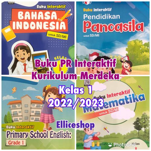 Jual Buku PR Interaktif kelas 1 Kurikulum Merdeka, Intan Pariwara ...