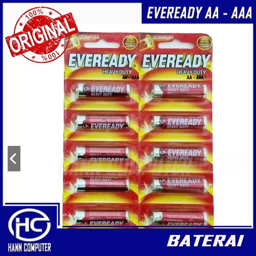 Jual Baterai Eveready AA / AAA for JAM DINDING/ BELL/ REMOTE (Isi 1 Pcs ...