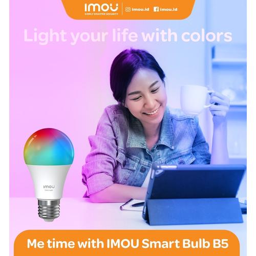 Jual Imou Smart Bulb Lampu LED Wifi/Bluetooth 9W RGB/Multicolor - Kota ...
