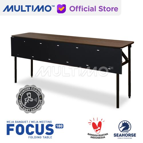 Promo Meja IBM Meja Rapat Meja Lipat Seahorse Focus 180 + Tutup Plat ...