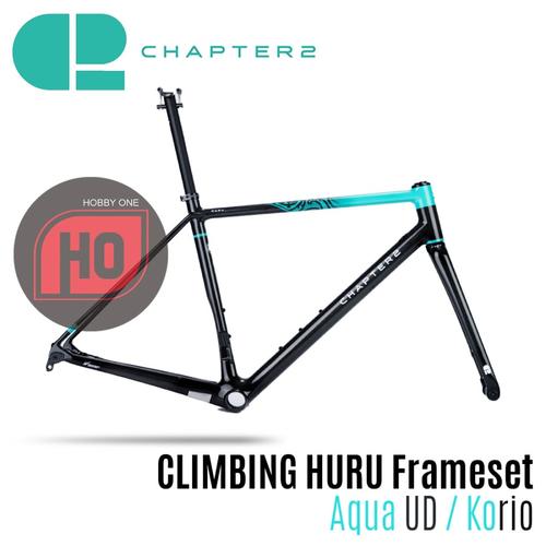 Promo CHAPTER 2 HURU Aqua UD Korio Climbing Frameset - Rim Brake, S ...