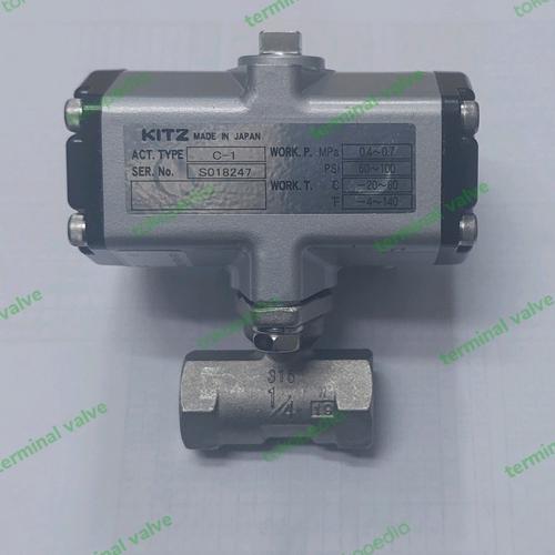 Jual ball valve actuator kitz 1/4inch/actuator kitz c-ute 1/4inch ...