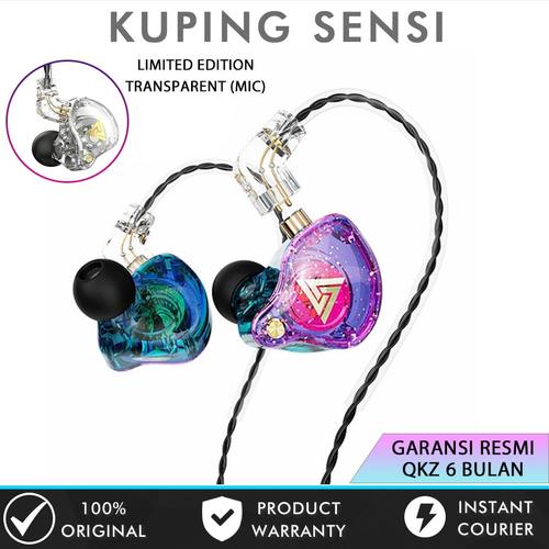 Jual QKZ AK6 Pro Earphone with Mic Headset alt KZ EDX Pro TRN MT1 CCA ...