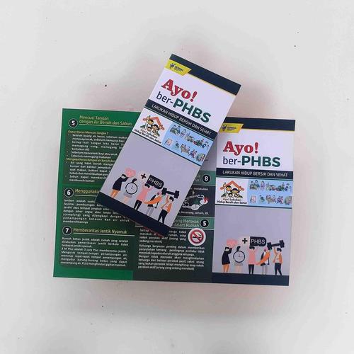 Jual Leaflet / Brosur PHBS Rumah Tangga Brosur Kesehatan, Leaflet ...