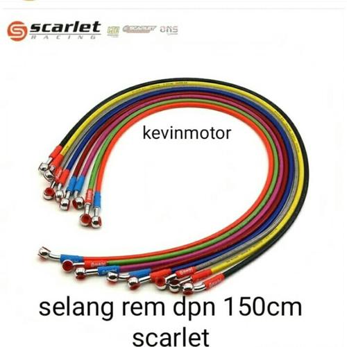 Jual SLANG KABEL SELANG REM DPN 150 CM,ORIGINAL SCARLER UNIVERSAL ...