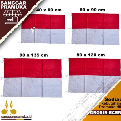 Jual Bendera Merah Putih / Bendera Indonesia / Bendera 40 60 / Bendera ...