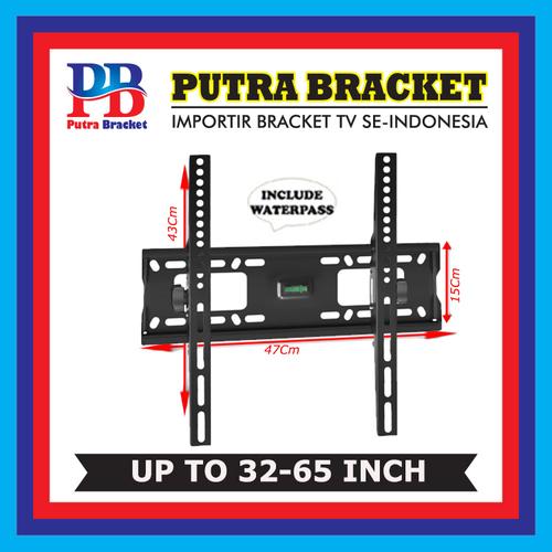 Jual Breket Braket Bracket TV 40 42 43 50 55 60 65 inch, Premium ...