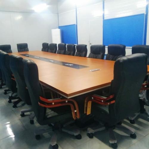 Jual meja meeting besar kantor multiplek ukuran 600x120x75 cm gratis ...