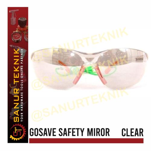 Jual GOSAVE Safety Google Mirror CLEAR / Kacamata Pelindung Bening ...