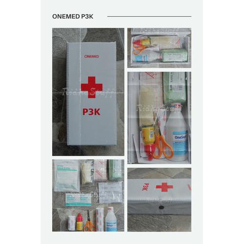 Jual OneMed P3K Set Isi Obat First Aid Kit Travel Kotak Putih dan Pouch ...
