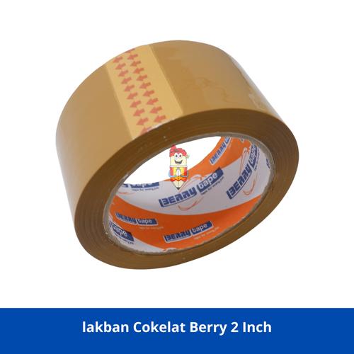 Jual Lakban OPP Berry Coklat 2" Inch 48 mm x 80 Meter / 90 Yard - Kota ...