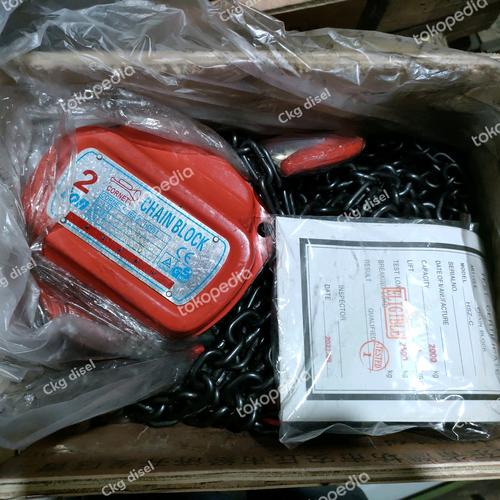 Jual Chain Block 2 Ton X 5 Meter Corneta / Alat Tekel 2T X 5M Terbaik ...
