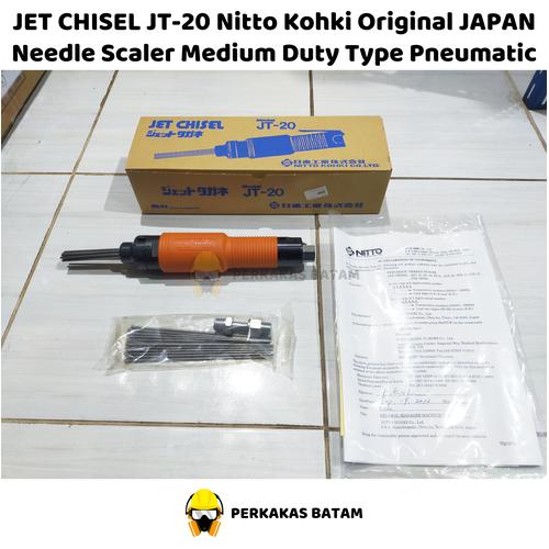 Jual JET CHISEL JT-20 Nitto Kohki Needle Scaler Medium Duty Type Pneumatic - Kota Batam ...