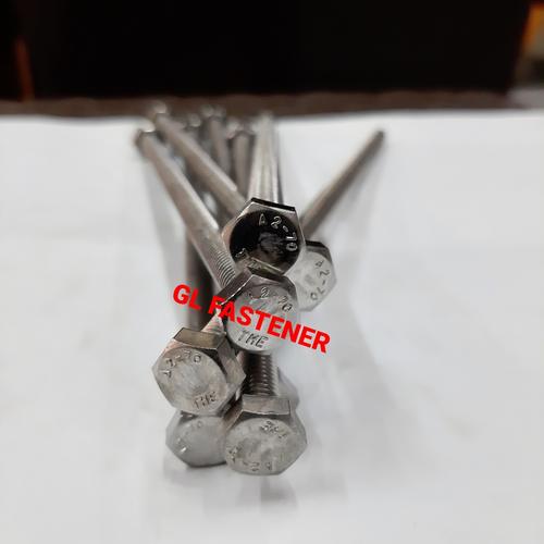 Jual Baut Mur Hex Stainless Steel 304 M6 x 150 anti karat Kunci 10 SUS 304 - Jakarta Barat - GL ...