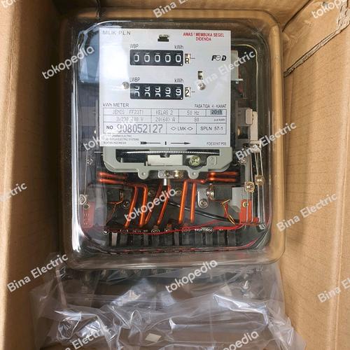 Jual KWH Meter Analog Double Tarif Fuji Dharma 20(60)A 3 Phasa ...