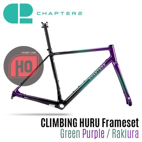 Promo CHAPTER 2 HURU Green Purple Rakiura Climbing Frameset - Rim Brake, XS - Kota Bandung ...