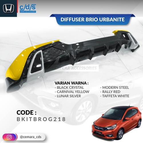 Jual DIFFUSER | BODYKIT BELAKANG ALL NEW BRIO URBANITE 2018 - NOW ...