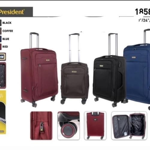 Jual KOPER PRESIDENT BAHAN KAIN KANVAS ORIGINAL UKURAN 28 INCH - Hitam ...