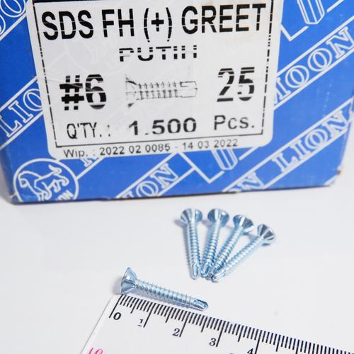 Jual #6x1 Sekrup GRC SDS / kalsiboard / Calci Screw Skrup Calciboard 2 ...