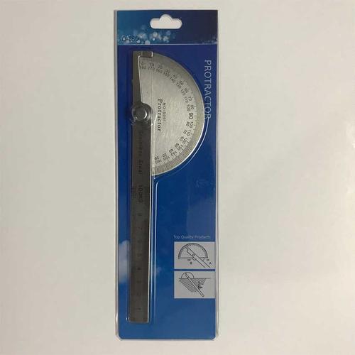 Jual Busur derajat/pengukur sudut/stainless degree protractor - Kota ...