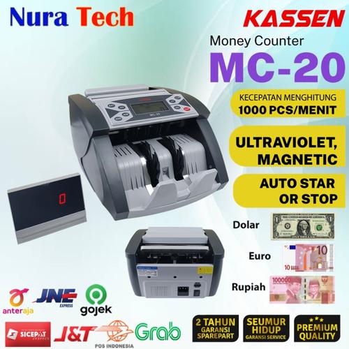 Jual MESIN ALAT Mesin HitungUANG KASSEN MC-20 MONEY BILL COUNTER MC 20 ...