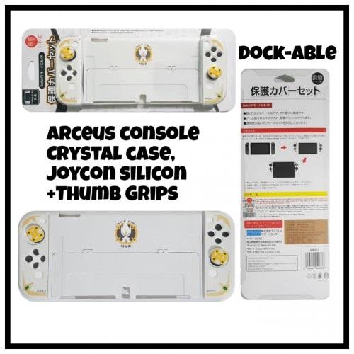 Jual Nintendo Switch OLED Dockable Crystal Case Silicon Thumb Grips ...