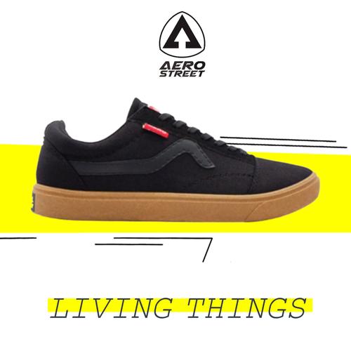 Jual Aerostreet Massive Hitam Hitam Gum - Sepatu Sneakers Pria Wanita ...
