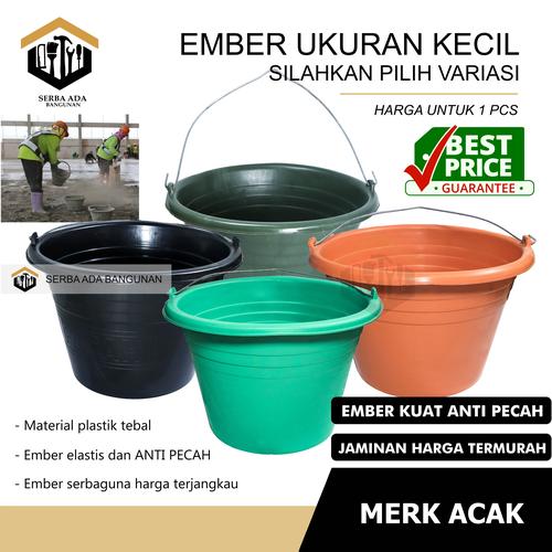 Jual Ember cor hijau kecil besar / ember semen plastik anti pecah ...