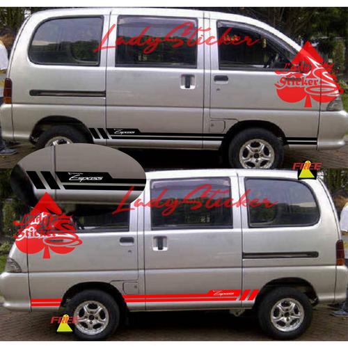 Jual Sticker stiker mobil daihatsu espass cutting sticker mobil zebra ...