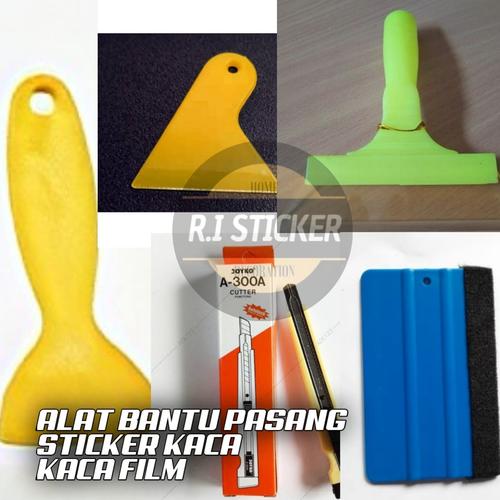 Jual Alat Bantu Pasang Rakel Fullset Stiker Kaca dan Skotlet - Full set ...