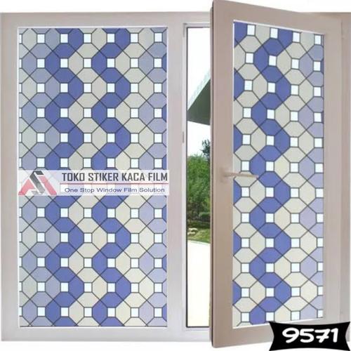 Jual Stiker Sticker Kaca Film Jendela Rumah Sandblast Motif SFA053 ...