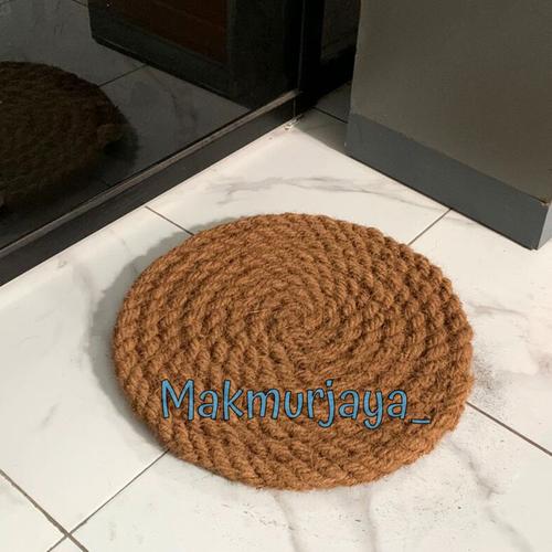 Promo Keset Rumah Bulat D.50 - Keset Kantor Anyam - Keset Ruang Tamu ...