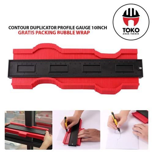 Jual Contour Duplicator Profile Gauge Copy Ruller Keramik Gypsum 10inch ...