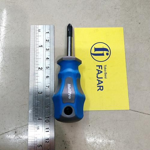 Jual Obeng pendek bunga plus ( + ) Multipro / obeng ateng philip 6 x 38 ...